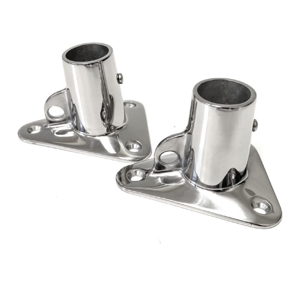 C.Quip Heavy Duty Cast Stainless Steel Stanchion Base With Eye - TCS ...