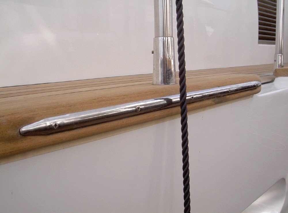 C.Quip Stainless Steel Rubbing Strake - TCS Chandlery