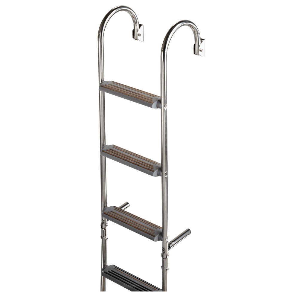 Plastimo 5 Rung Folding Ladder, 180 deg. Crook (3+2 Step) - TCS Chandlery