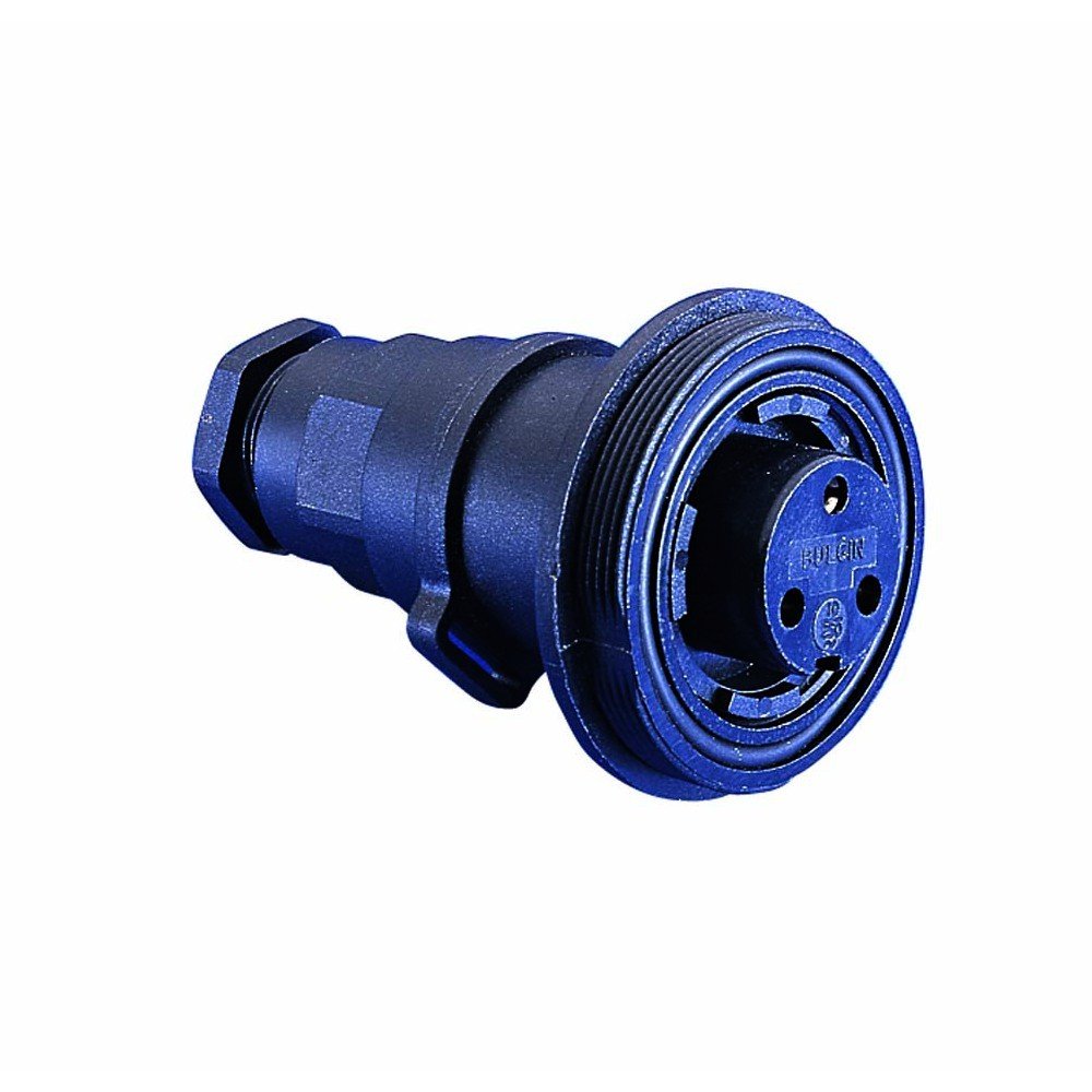 Bulgin In-Line Socket With Cap Kit IP68 3 Pin - TCS Chandlery