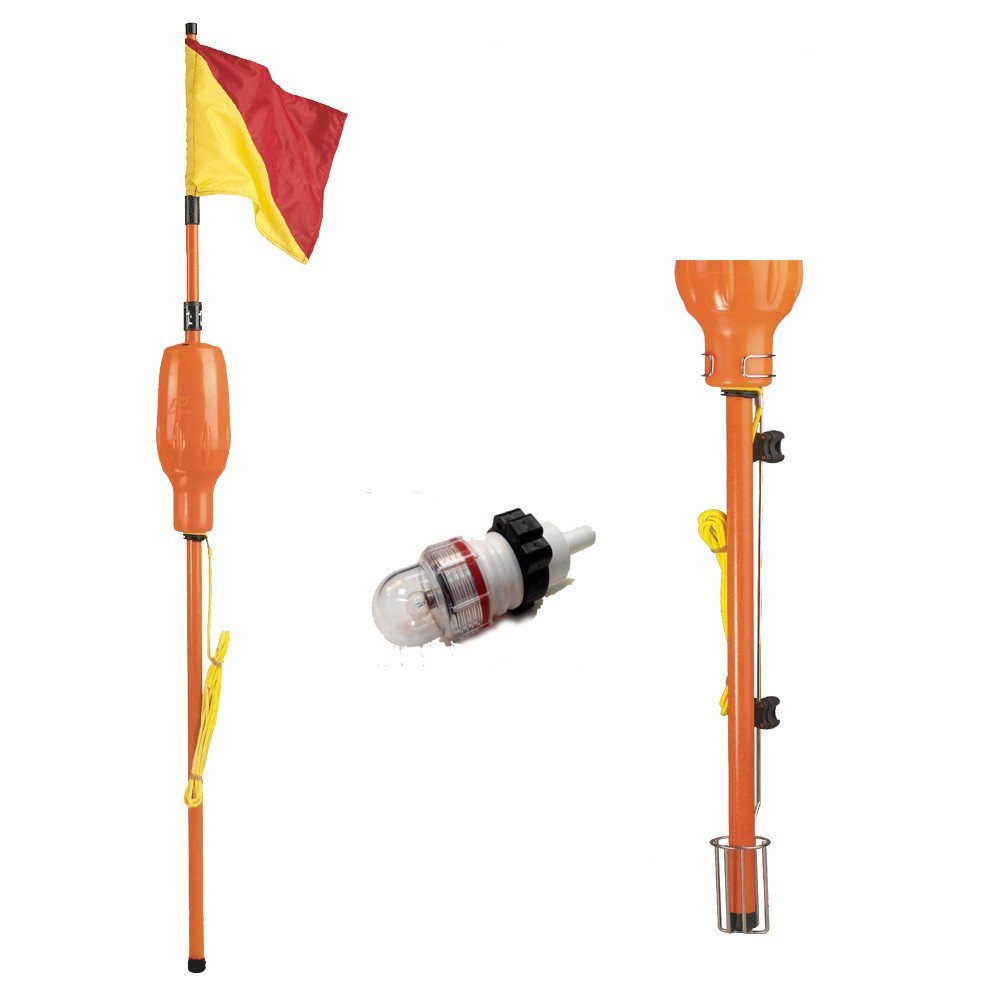 Plastimo IOR Telescopic Offshore Danbuoy + Light + Bracket - TCS Chandlery