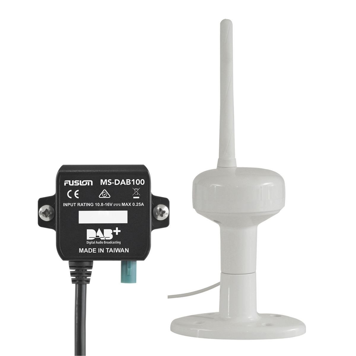 Fusion DAB100A DAB+ Module with Powered Antenna - TCS Chandlery