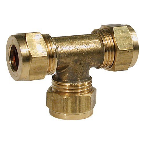Wade Tee Coupling 3/8 x 3/8 x 1/4 tube - TCS Chandlery