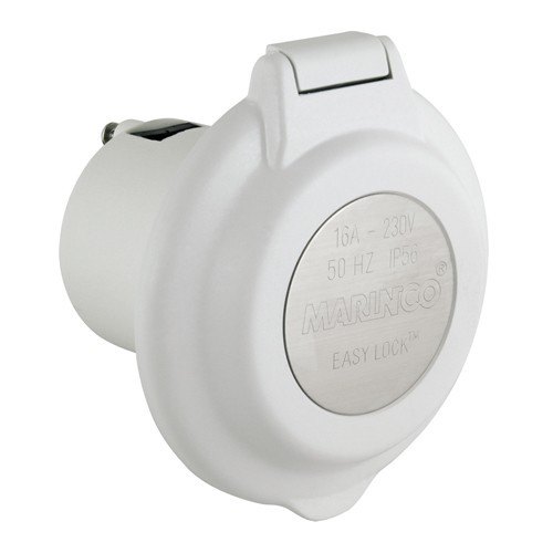 Marinco 16A 230V Inlet Contoured EZ Lock - TCS Chandlery