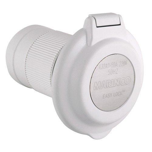 Marinco 32A 230V Inlet Contoured EZ Lock - TCS Chandlery