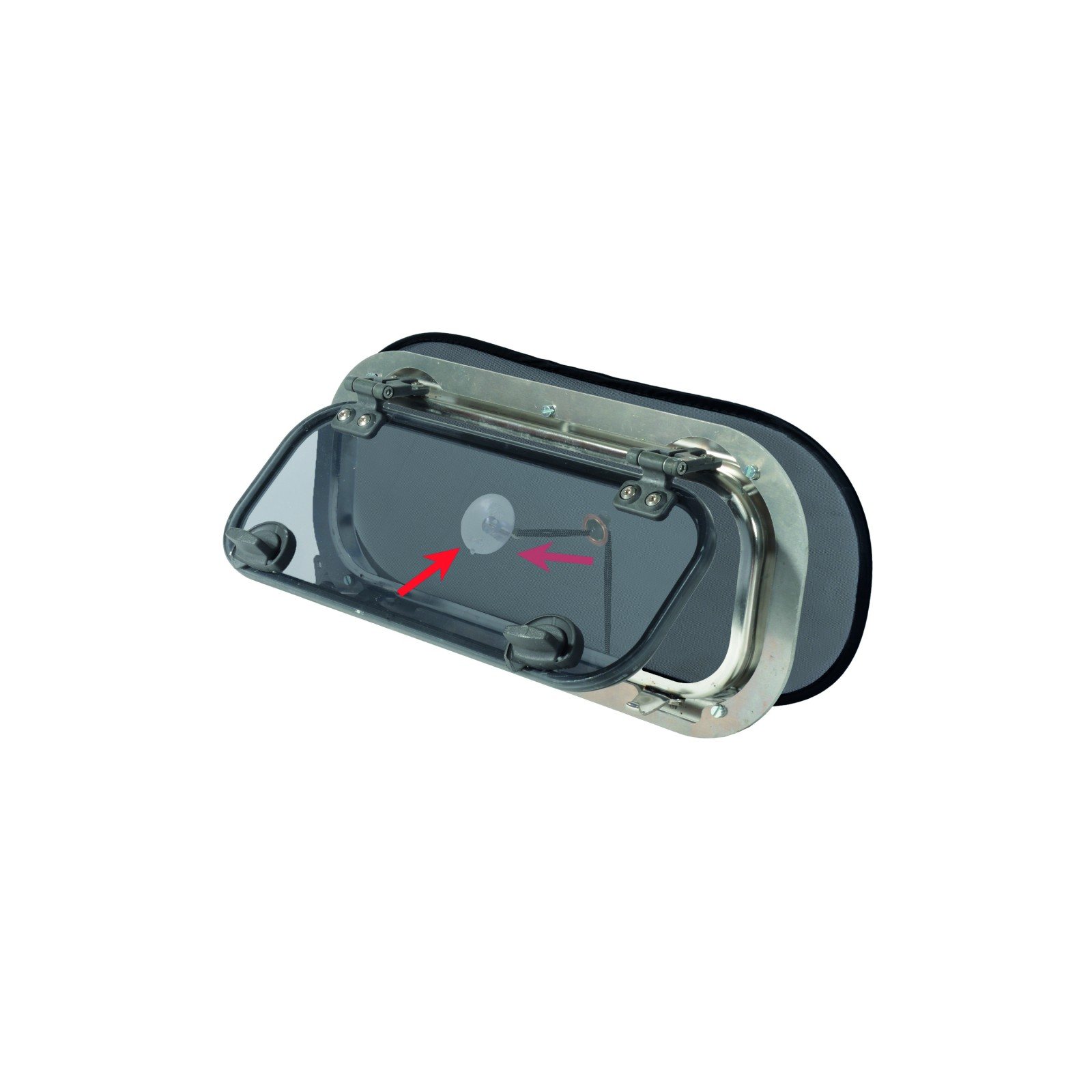 Waterline Design Mosquito Net - Small Portlight (230 x 490mm) 2 Pack ...