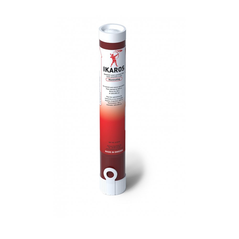 Ikaros Pyrotec Ikaros White Parachute Rocket Flare - TCS Chandlery