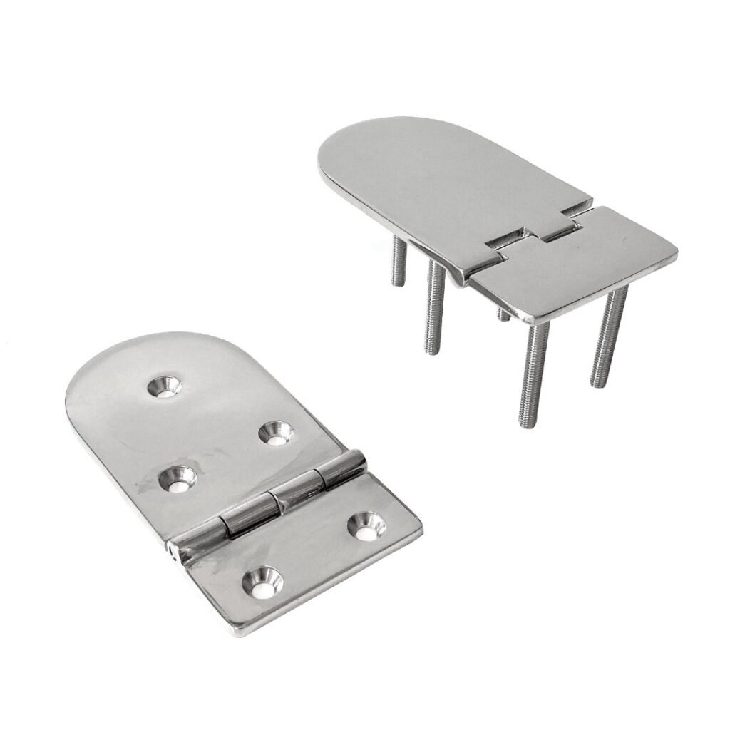 C.Quip Heavy Duty Cast Stainless Steel Hinges 65mm x 126mm - TCS Chandlery
