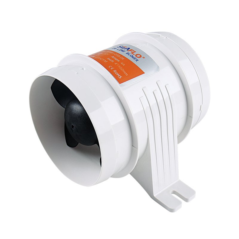Seaflo 100mm (4") In Line Blower - TCS Chandlery