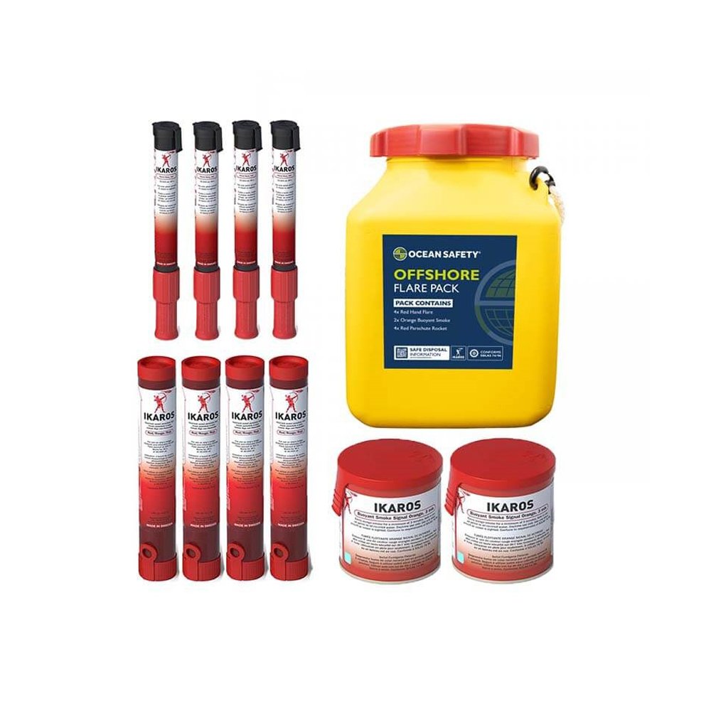 Ikaros Pyrotec Ikaros Offshore Distress Flare Pack - TCS Chandlery