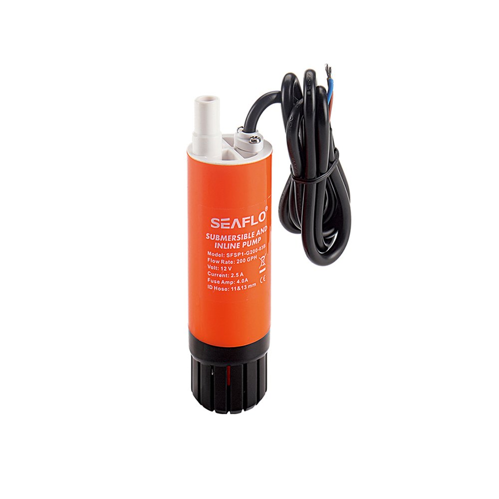 Seaflo 200GPH Submersible & Inline Pump - TCS Chandlery