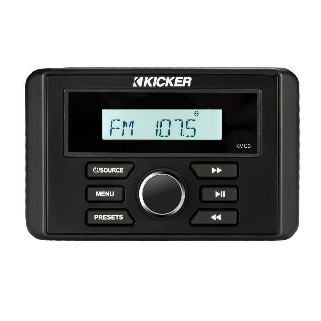 Kicker Marine Source Unit - KMC3 Rectangle Front Panel w/ Gauge Fitment ...