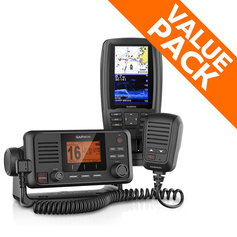 Garmin Echomap Plus 45cv & VHF 115i Bundle - TCS Chandlery