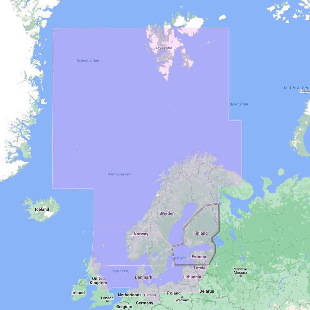 Furuno TimeZero Mega Wide Area Chart: North and Baltic Seas - TCS Chandlery