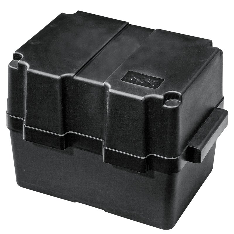 Nuova Rade Marine Battery Box Black upto 80A/h 340x230x250mm - TCS ...