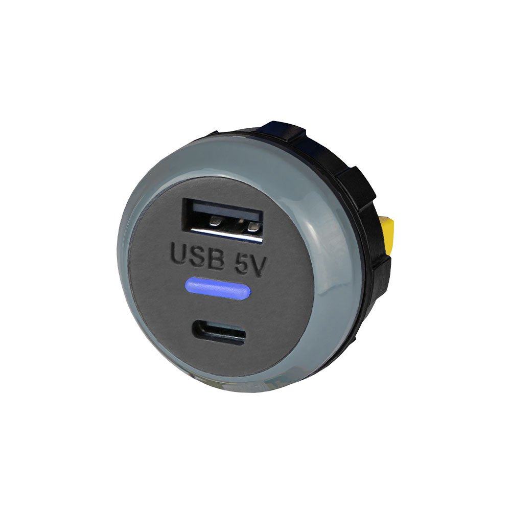 alfatronix Alfatronix PVPWP-AC IP65 Slimline USB A & C Charger - Rear ...