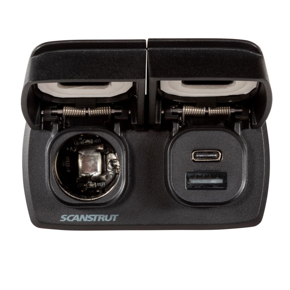 ScanStrut Scanstrut Flip Pro Multi - 12V, USB-A & C Socket (Front or ...