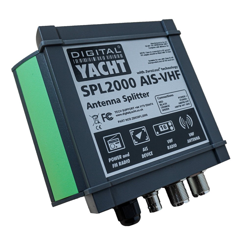 Digital Yacht SPL2000 VHF Antenna Splitter AIS Operation - TCS Chandlery