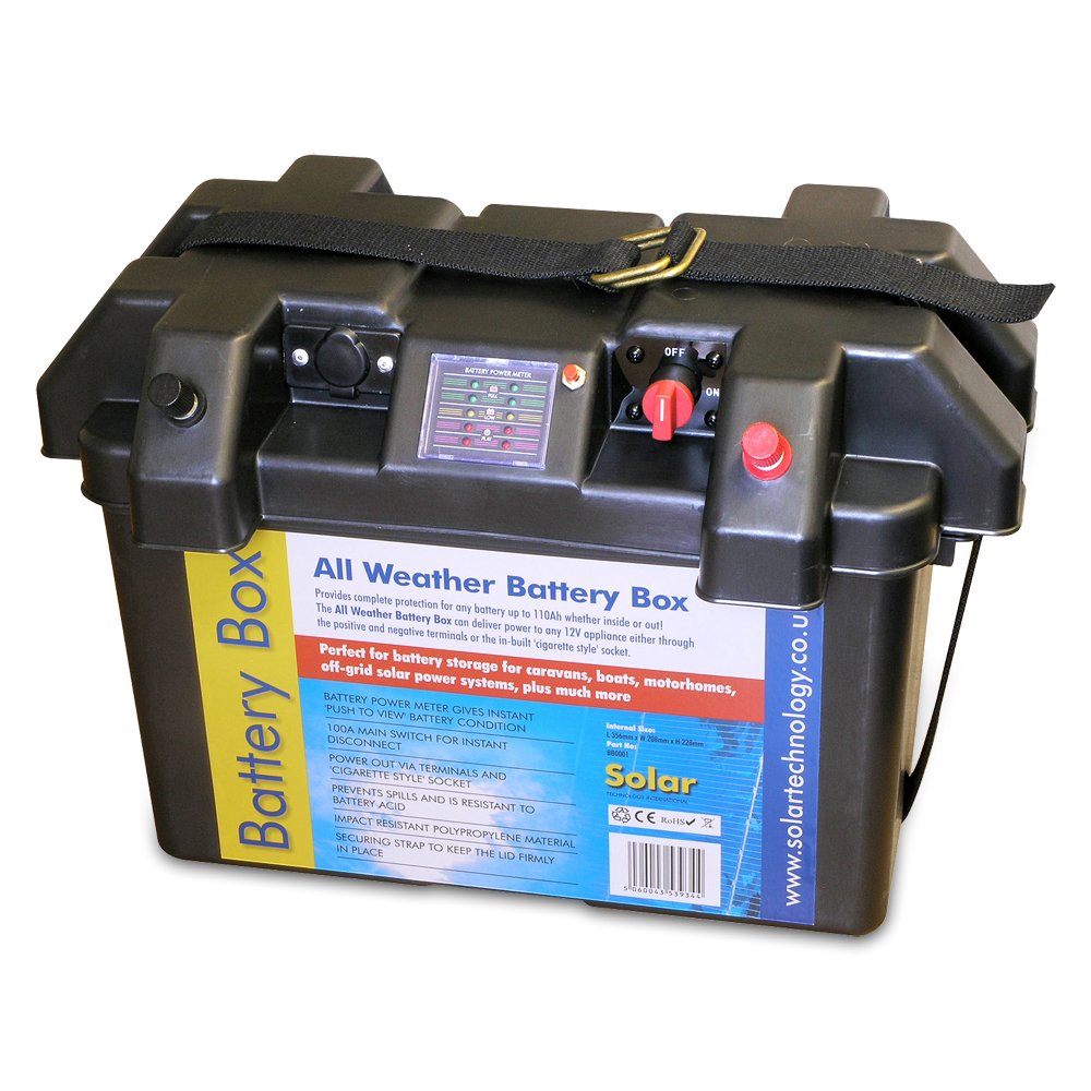 Solar Technology Deluxe All Weather Battery Box - TCS Chandlery