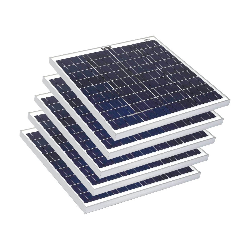 Solar Technology 5 x 60W Rigid Solar Panels Pack - TCS Chandlery