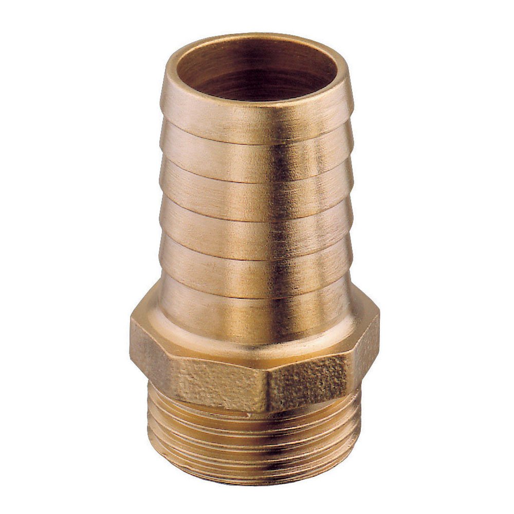 Guidi Brass Hose Connector M 2 in x 65 mm - TCS Chandlery