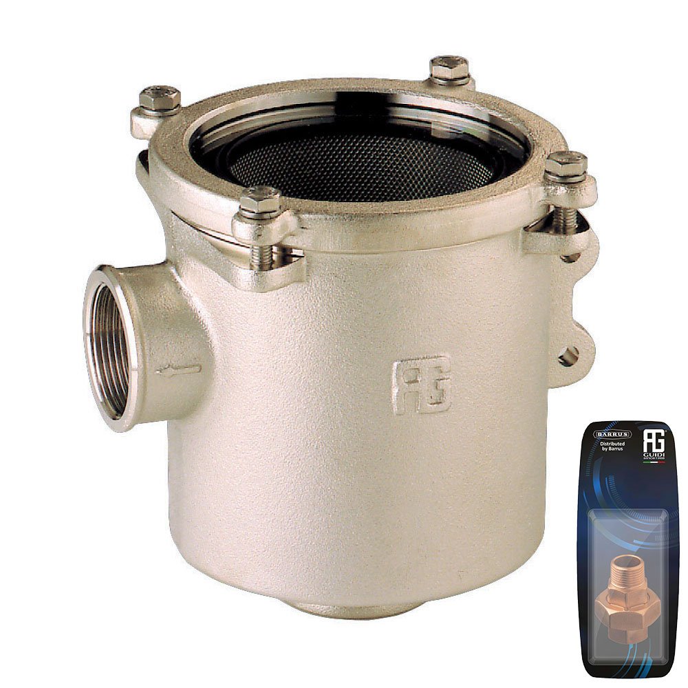 Guidi Nickel Bronze Strainer Ionio 1In - TCS Chandlery