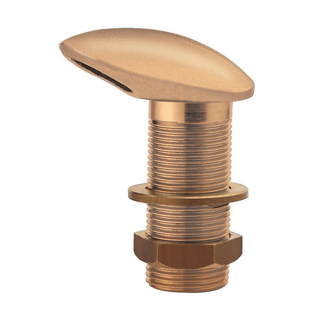 Guidi Brass Shell Scupper Vent in Arrow in Series 1 in 1/4 - TCS Chandlery
