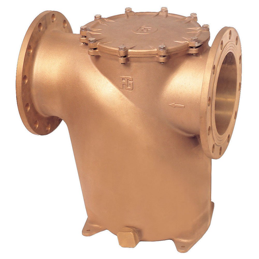 Guidi Bronze Water Strainer with PN16 Flanges DN100 - TCS Chandlery