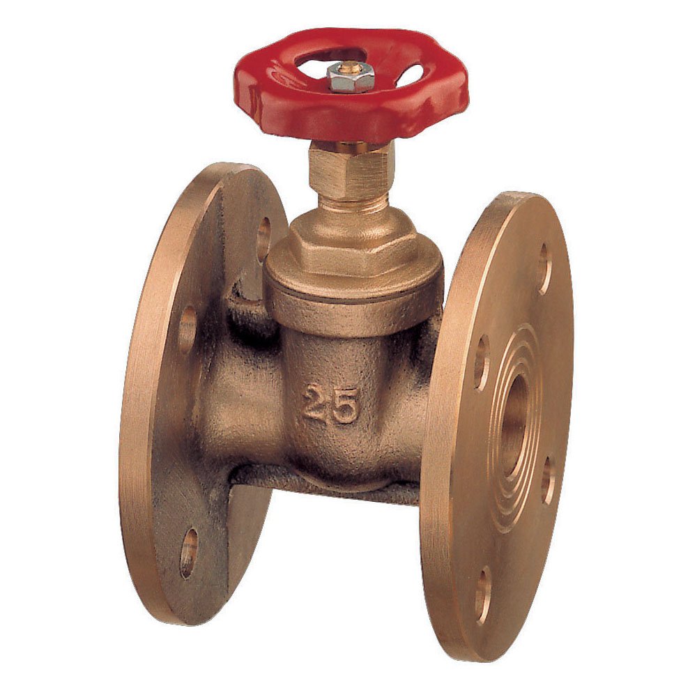 Guidi Bronze Gate Valve with PN16 Drilled Flange - DN125 - TCS Chandlery