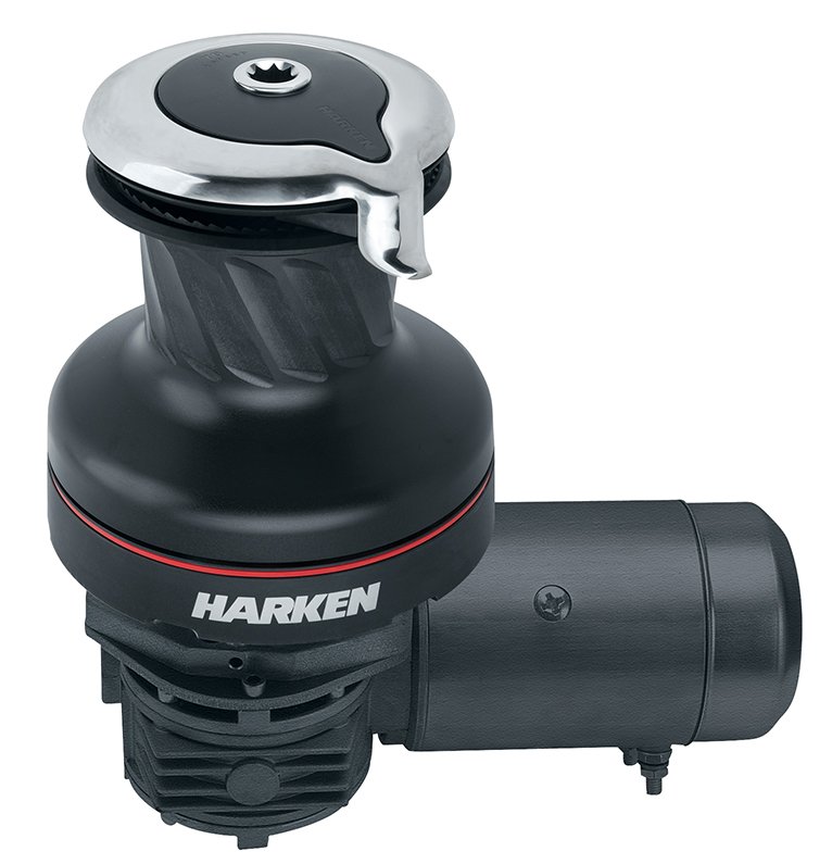 Harken 2 Spd Electric ST Alum Winch Volt w/Dual Function Control - TCS ...
