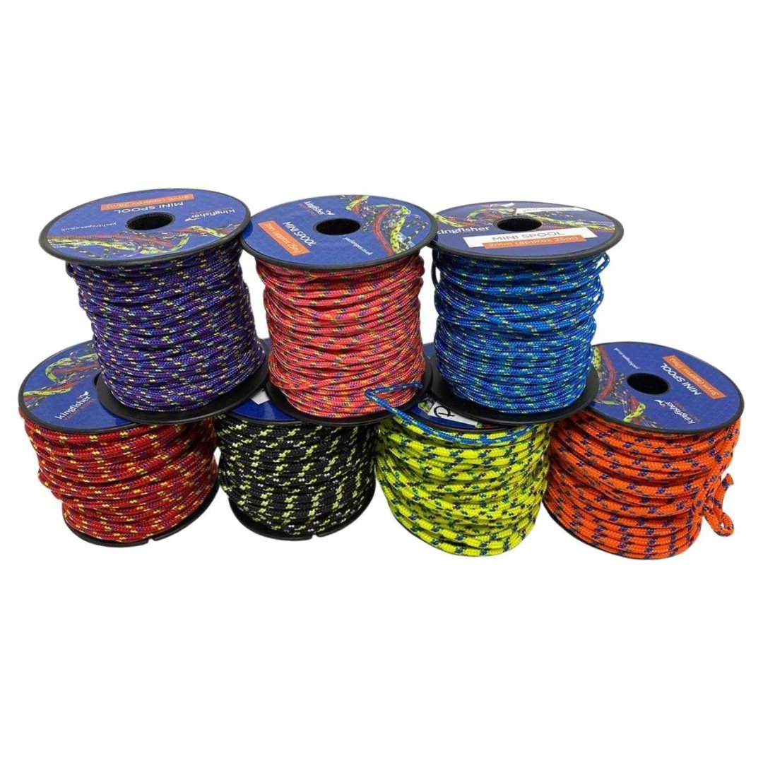 Kingfisher Ropes Kingfisher Evolution Performance Mini Spools - 2mm and 3mm - TCS Chandlery