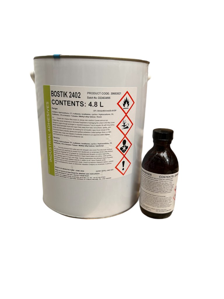 Bostik l litre Bostik 2402 + Hardener - 5ltr - Transparent - TCS Chandlery