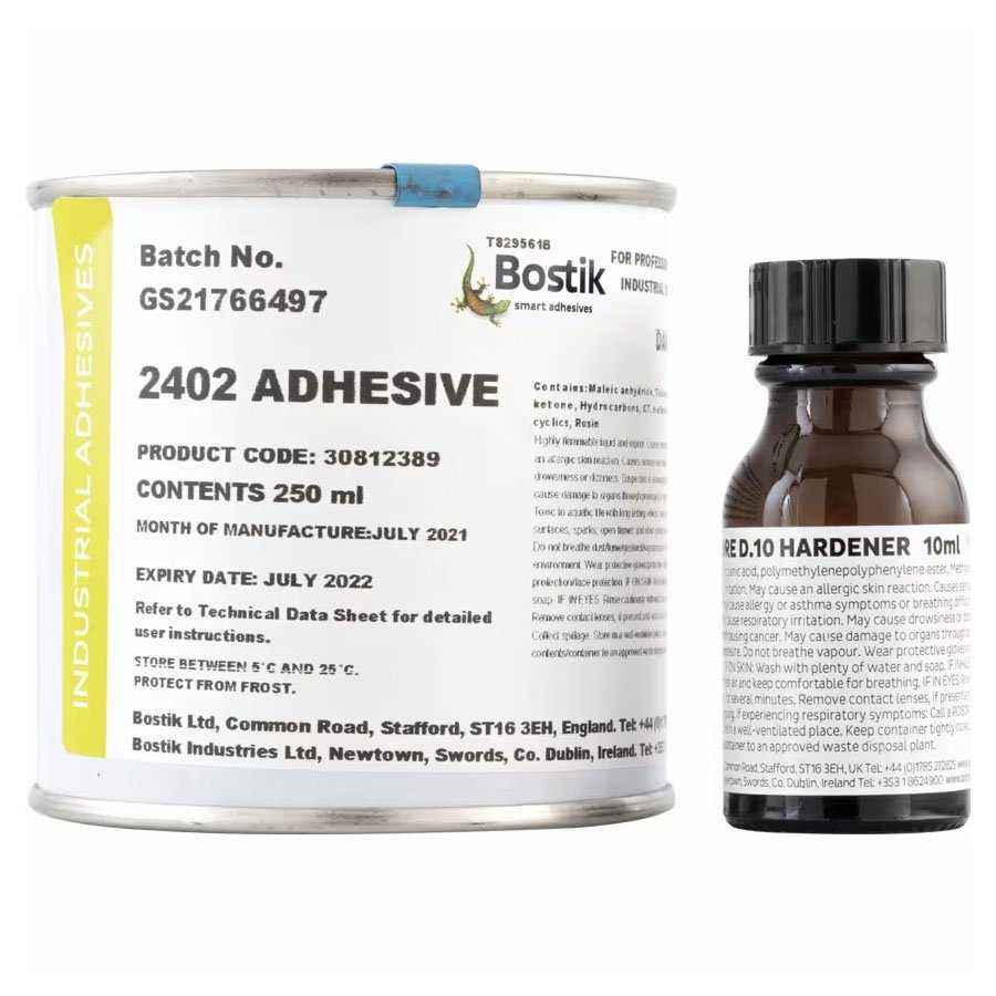 Bostik l litre Bostik 2402 + Hardener - 1ltr - Transparent - TCS Chandlery
