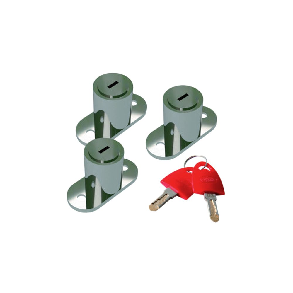 Fiamma Safe-Door Lock & Key Set (3 Pack) - TCS Chandlery