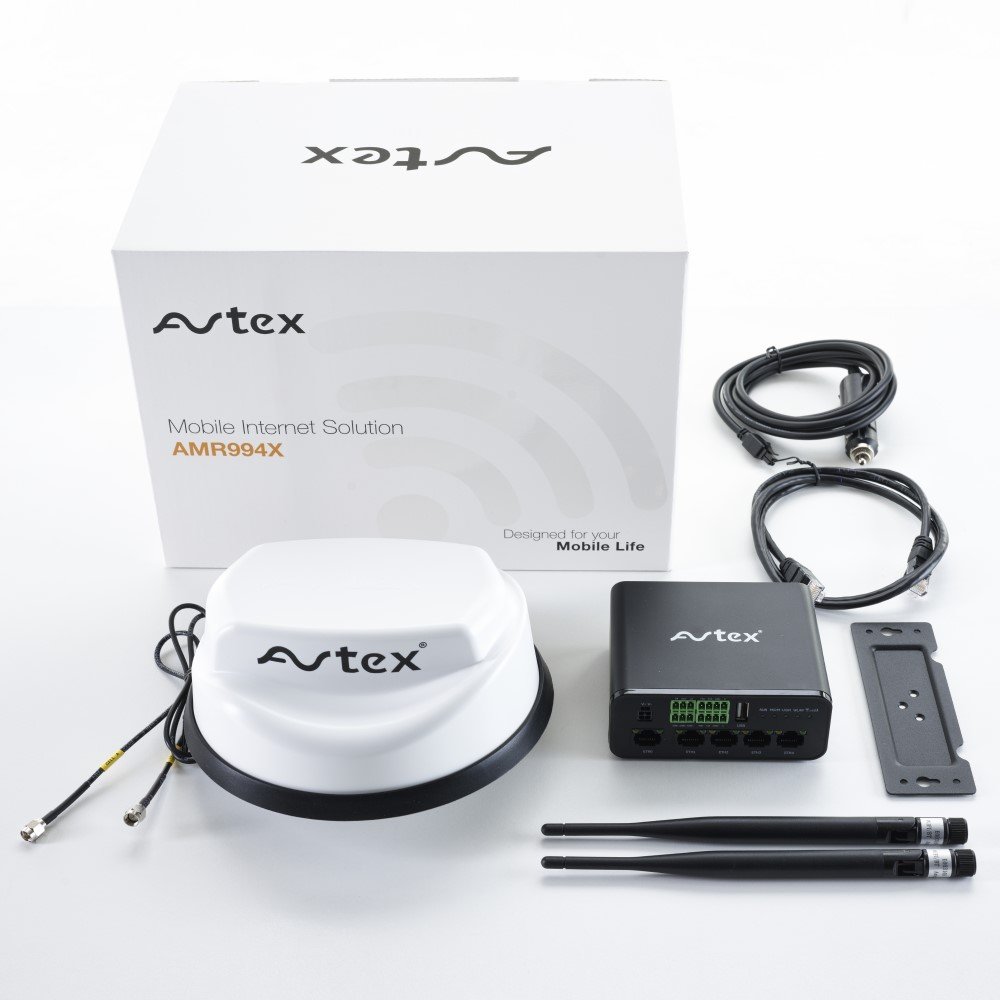 Avtex AMR994x 4G/5G Antenna Mobile Internet Solution Dual Sim Router - TCS Chandlery