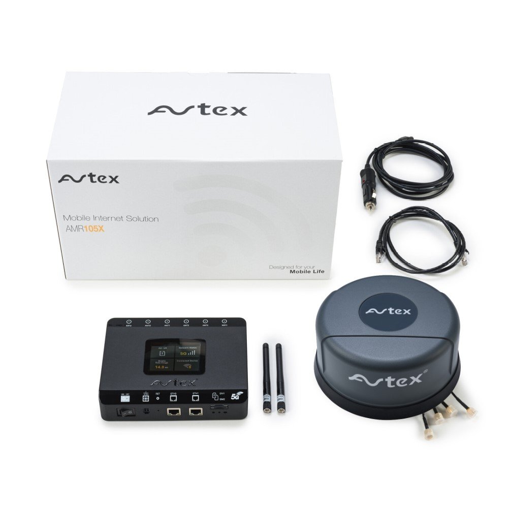Avtex AMR105X 5G Dual Sim & Wi-Fi 6 Mobile Internet Router - Grey - TCS ...