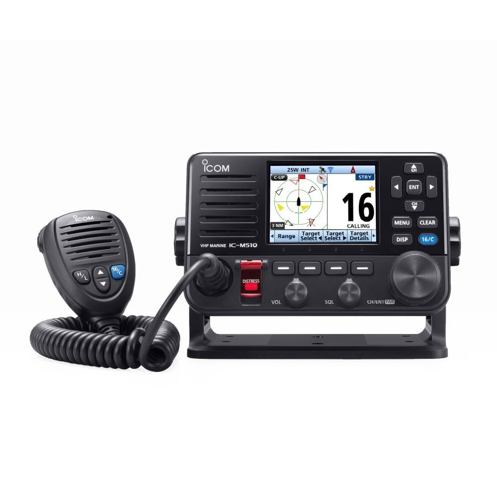 Icom IC-M510E Evo-AIS Marine VHF/DSC with AIS & Smartphone Control ...