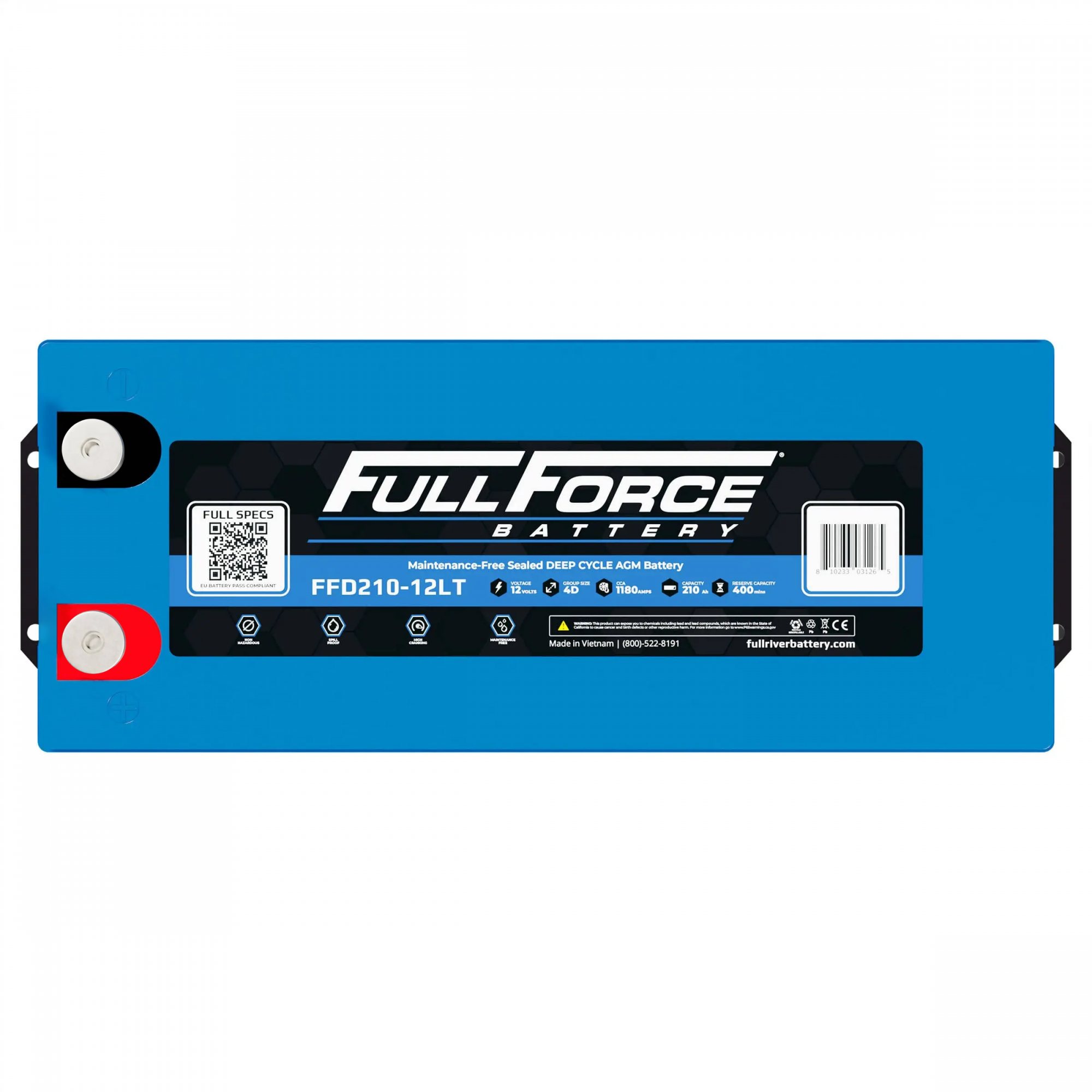 Fullriver Battery Full Force Battery FFD210-12 - TCS Chandlery