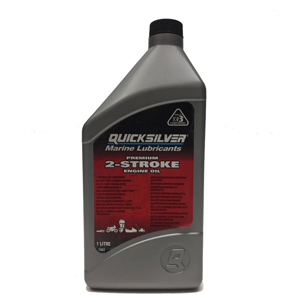 Quicksilver Premium 2 Stroke Outboard Engine Oil - 1Ltr - TCS Chandlery