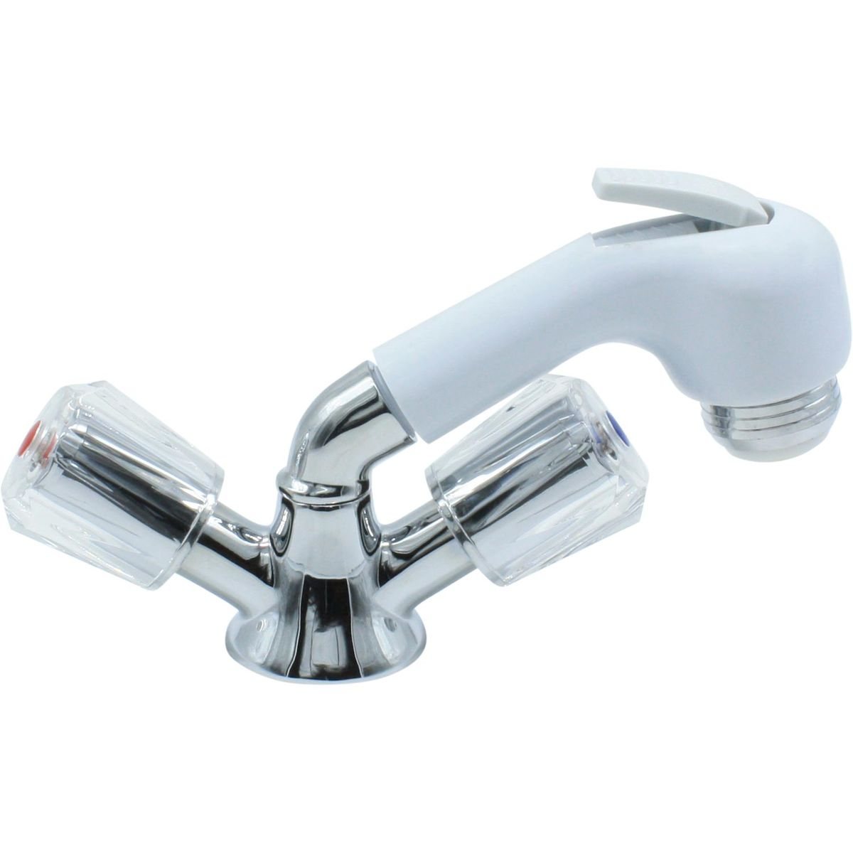 Aquafax Chromed Brass Monobloc Pull Out Shower Mixer Tap - TCS Chandlery