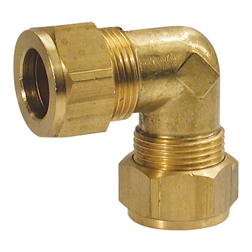 Wade Equal 1/4 x 1/4 Tube Elbow Coupling - TCS Chandlery