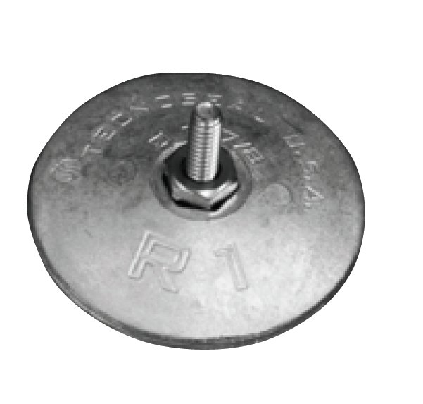 Tecnoseal Aluminium Rudder & Trim Tab Disc Anodes - TCS Chandlery