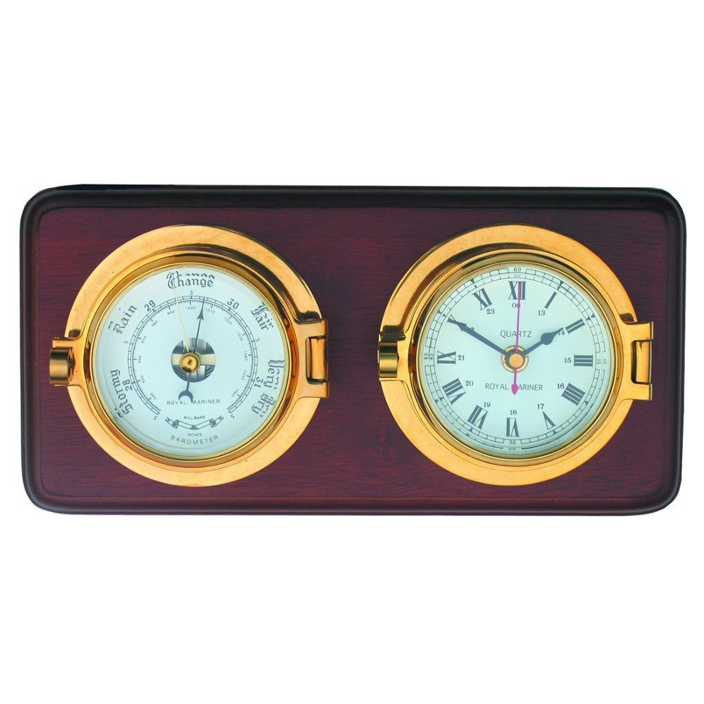 Meridian Zero Channel Clock and Barometer - TCS Chandlery