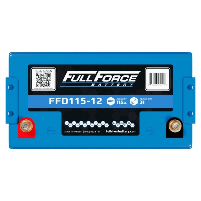 Fullriver Battery Full Force Battery FFD115-12 - TCS Chandlery